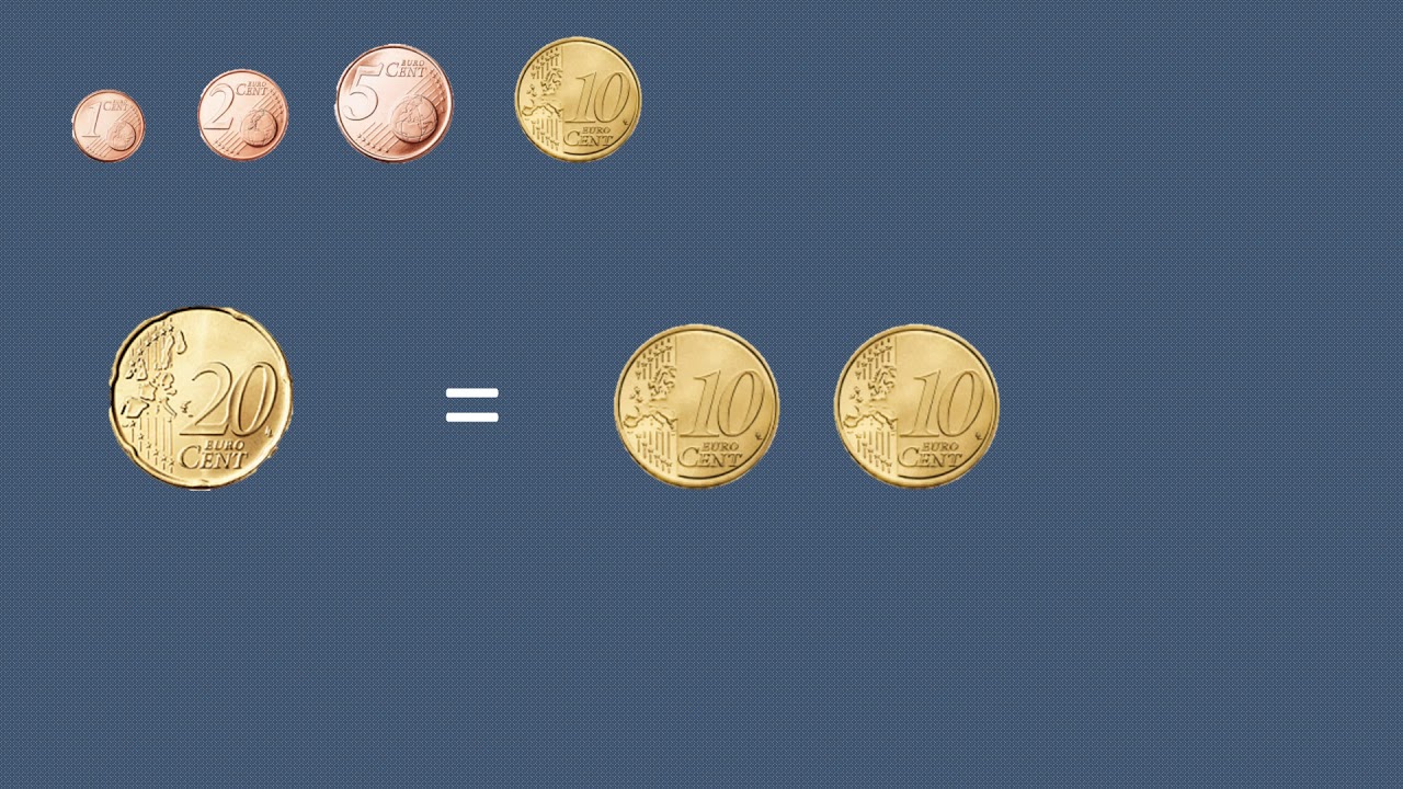 Geld wisselen 20 cent - YouTube