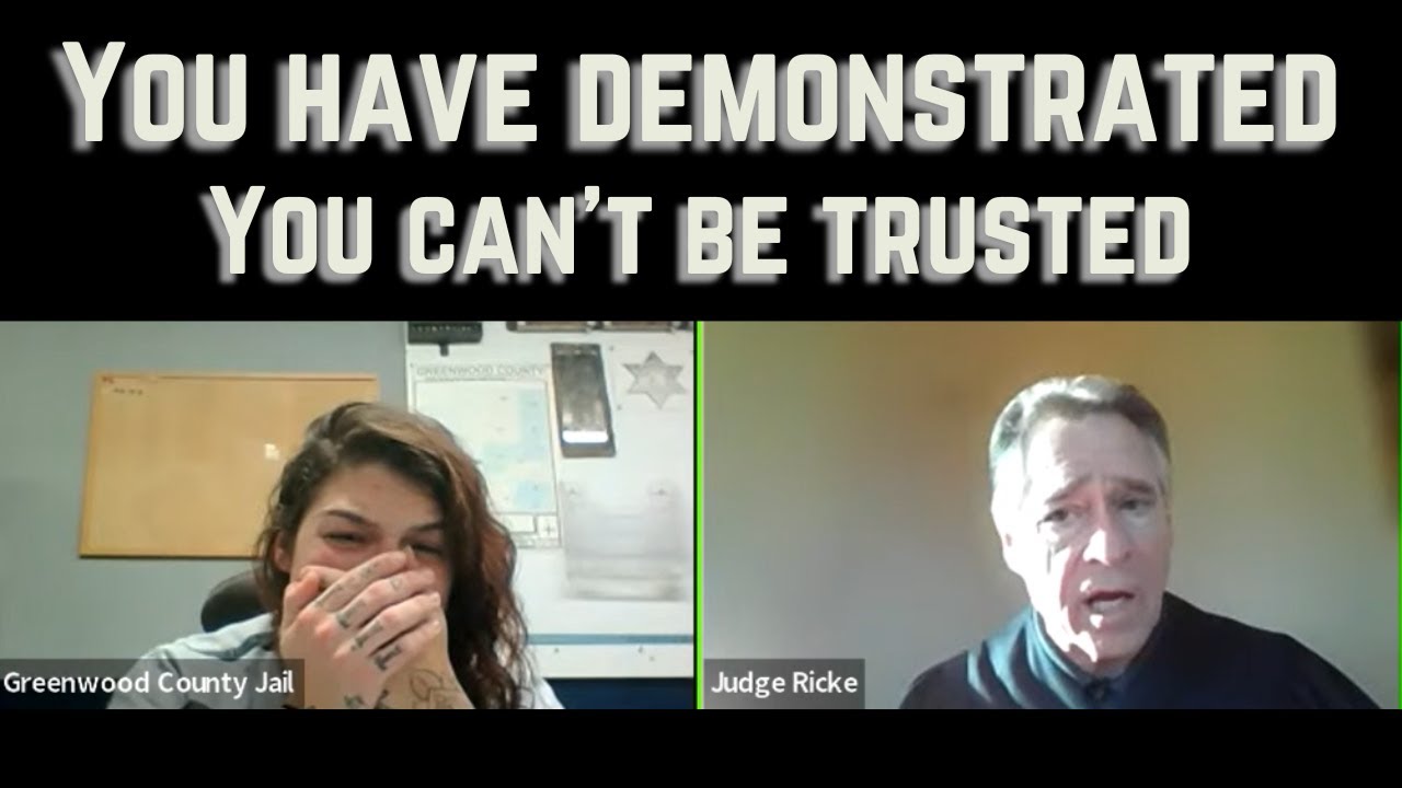 Judge Ricke takes Court Appearances Very Seriously - YouTube