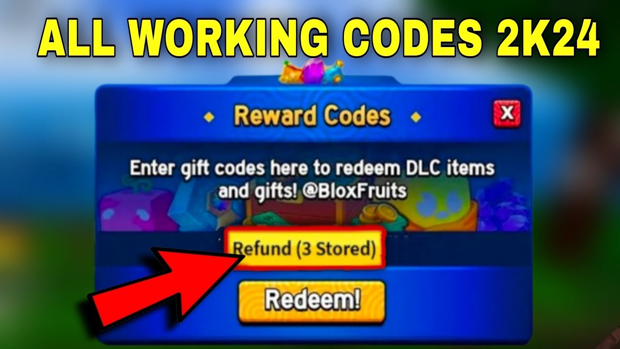 NEW ALL WORKING CODES 2024 BLOX FRUITS! ROBLOX BLOXFRUIT CODES - YouTube