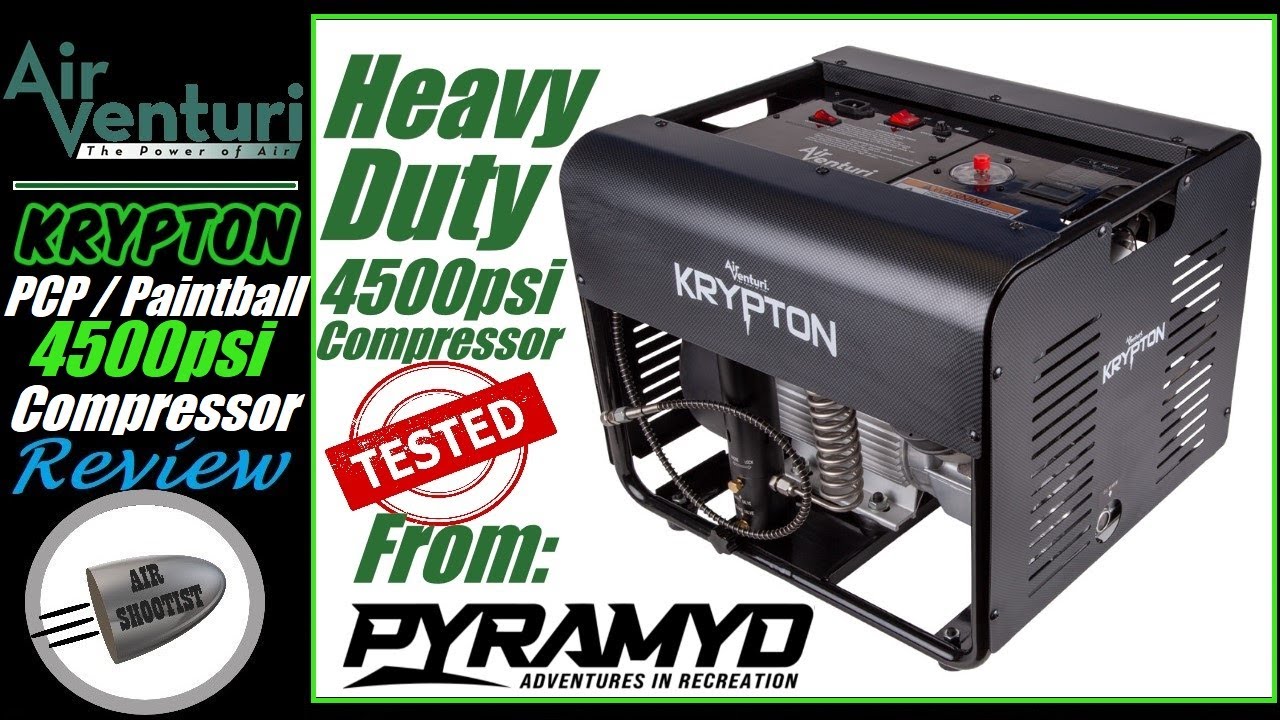 Air Venturi Krypton Compressor From Pyramyd Air 💨 4500psi Pump For PCP ...