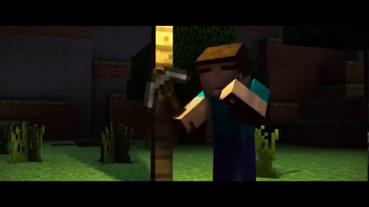 Steve died in Minecraft - YouTube