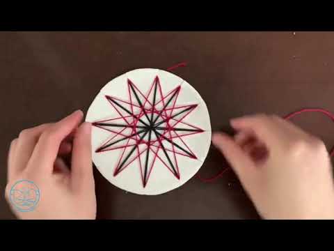 Star art weaving - YouTube