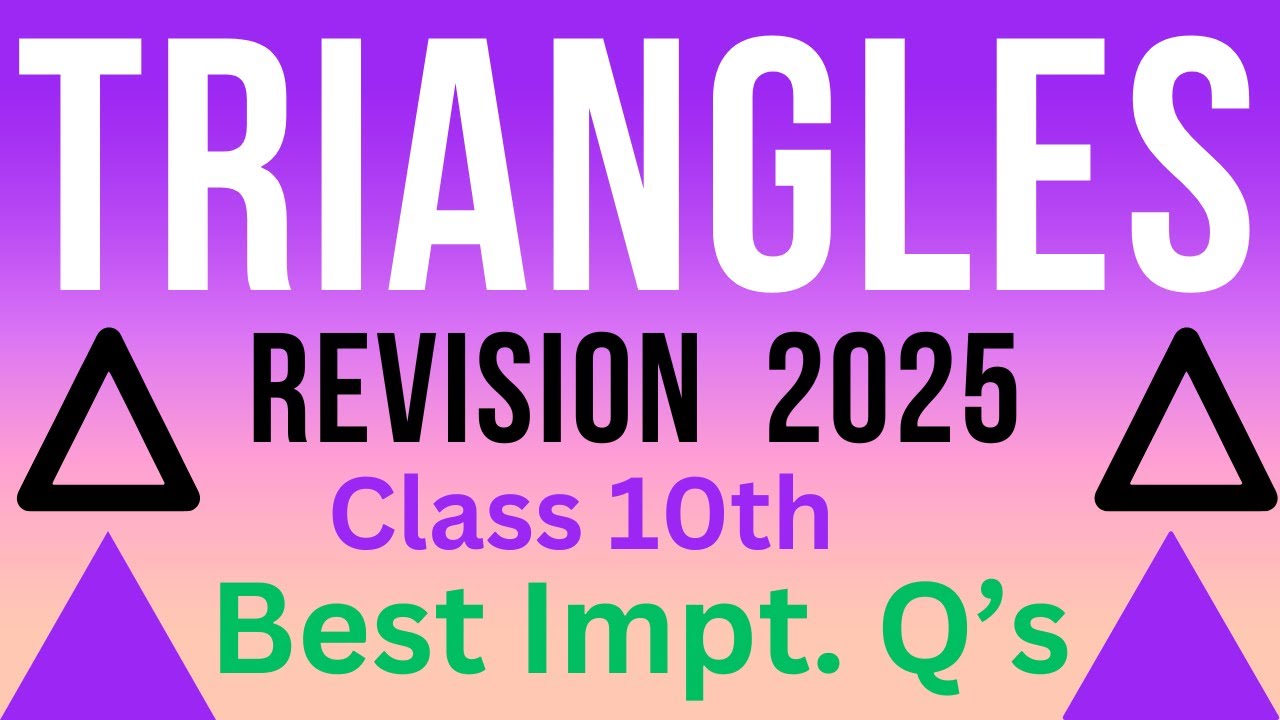 Triangles Class 10th Questions Practice 2025 #class10triangles # ...