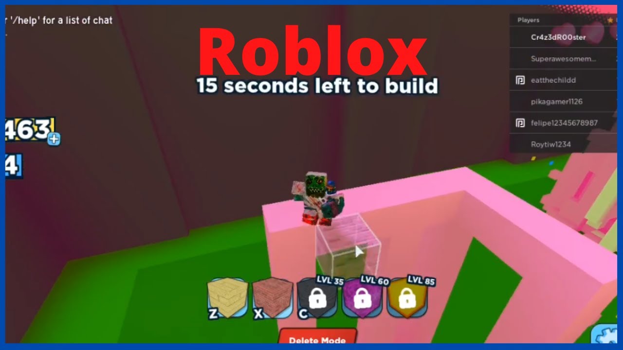 Roblox Build to Survive the Monsters - YouTube