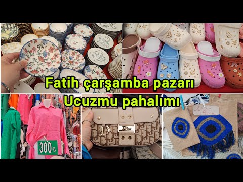 yeni video‼️Fatih çarşamba pazarı ucuzmu pahalımı‼️ kıyafet alışverişi | çeyiz alışverişi pazar turu