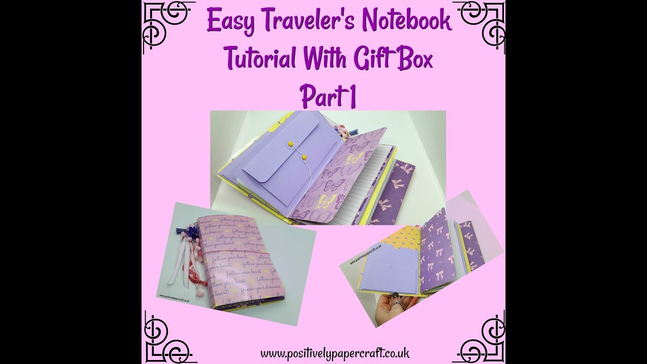 EASY Traveller's Notebook Tutorial PART 1 - YouTube