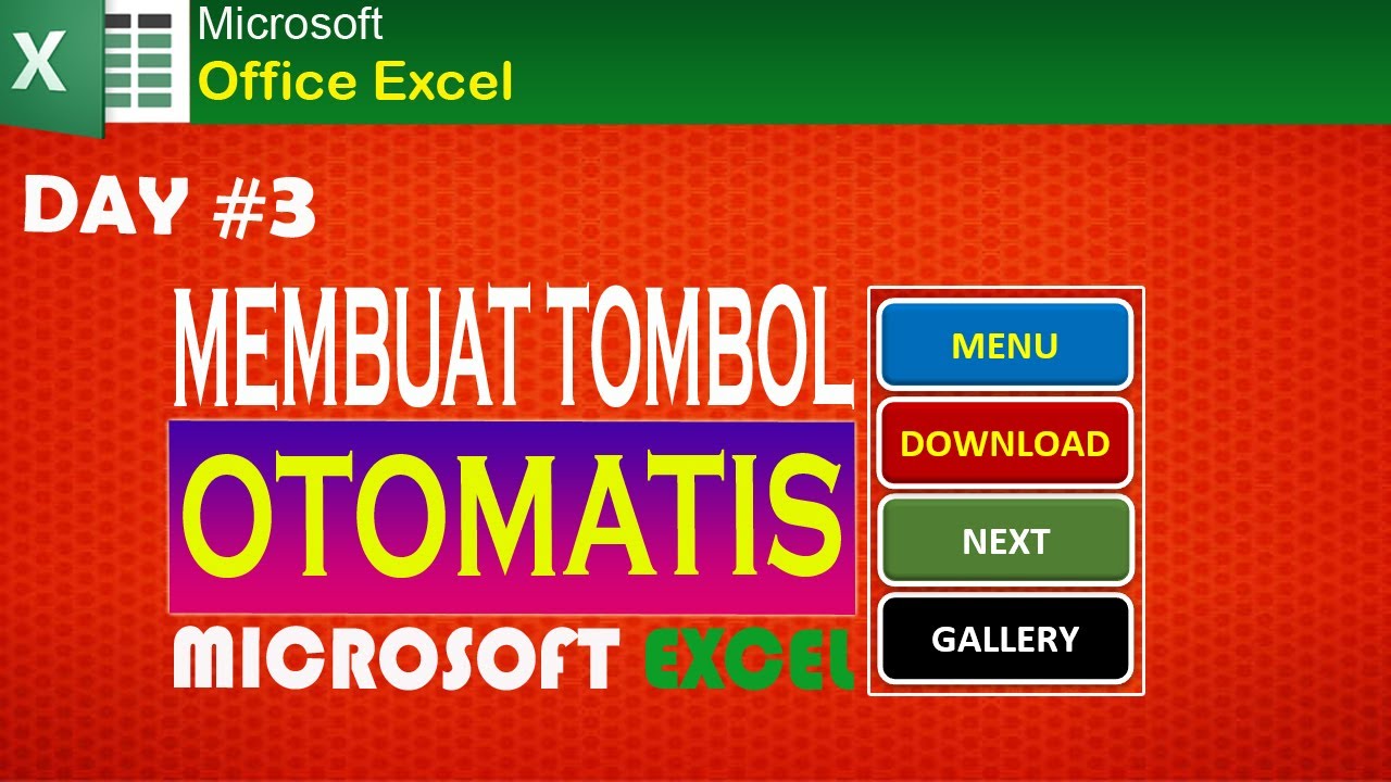 CARA MEMBUAT HYPERLINK DI EXCEL – TOMBOL OTOMATIS MICROSOFT EXCEL - YouTube