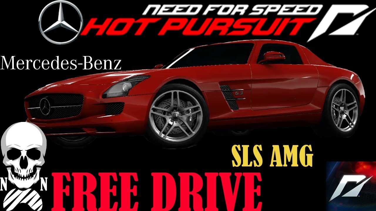 MERCEDES BENZ SLS AMG | FREEDRIVE in NFS Hot Pursuit 2010 - YouTube