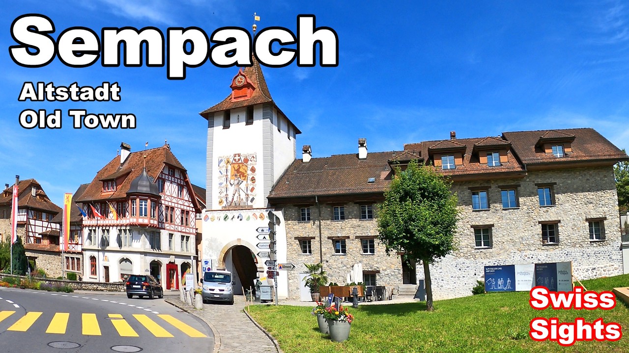 Sempach Switzerland Beautiful Historic Town Battle Area 4K - YouTube