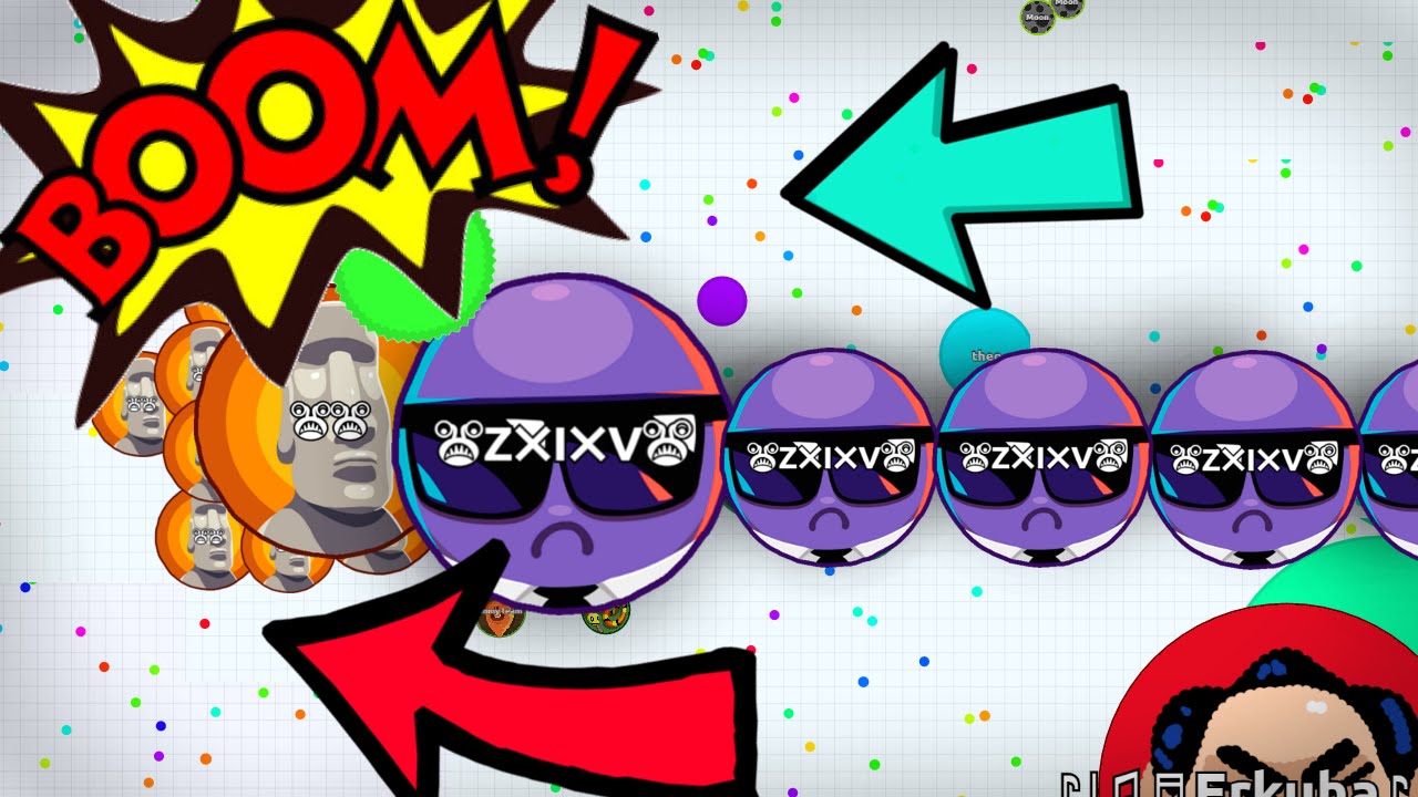 LEGENDARY HORIZONTAL LINE-POPSPLIT IN AGARIO (Agar.io) - YouTube