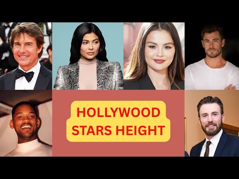 Most Famous Hollywood Stars Height. - YouTube