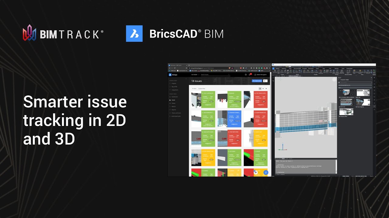 BIM Track and BricsCAD BIM: Smarter issue tracking in 2D and 3D l ...