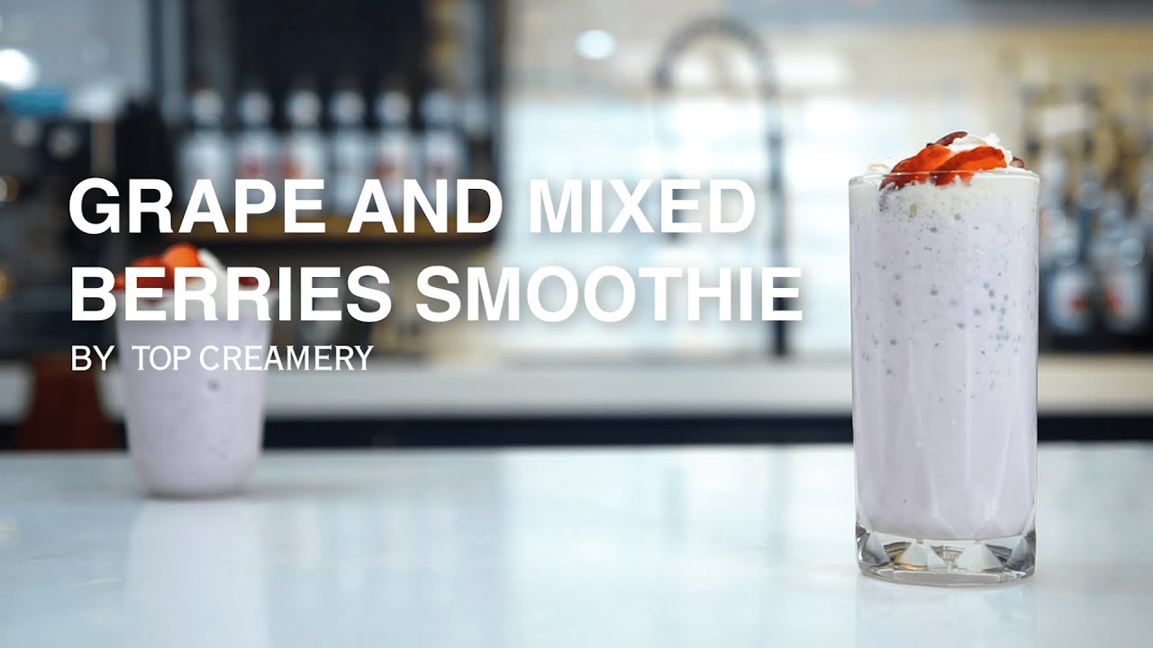 The TOP’s Berries Overload Smoothie | How to make Grape and Mixed Berries Smoothie | TOP ...