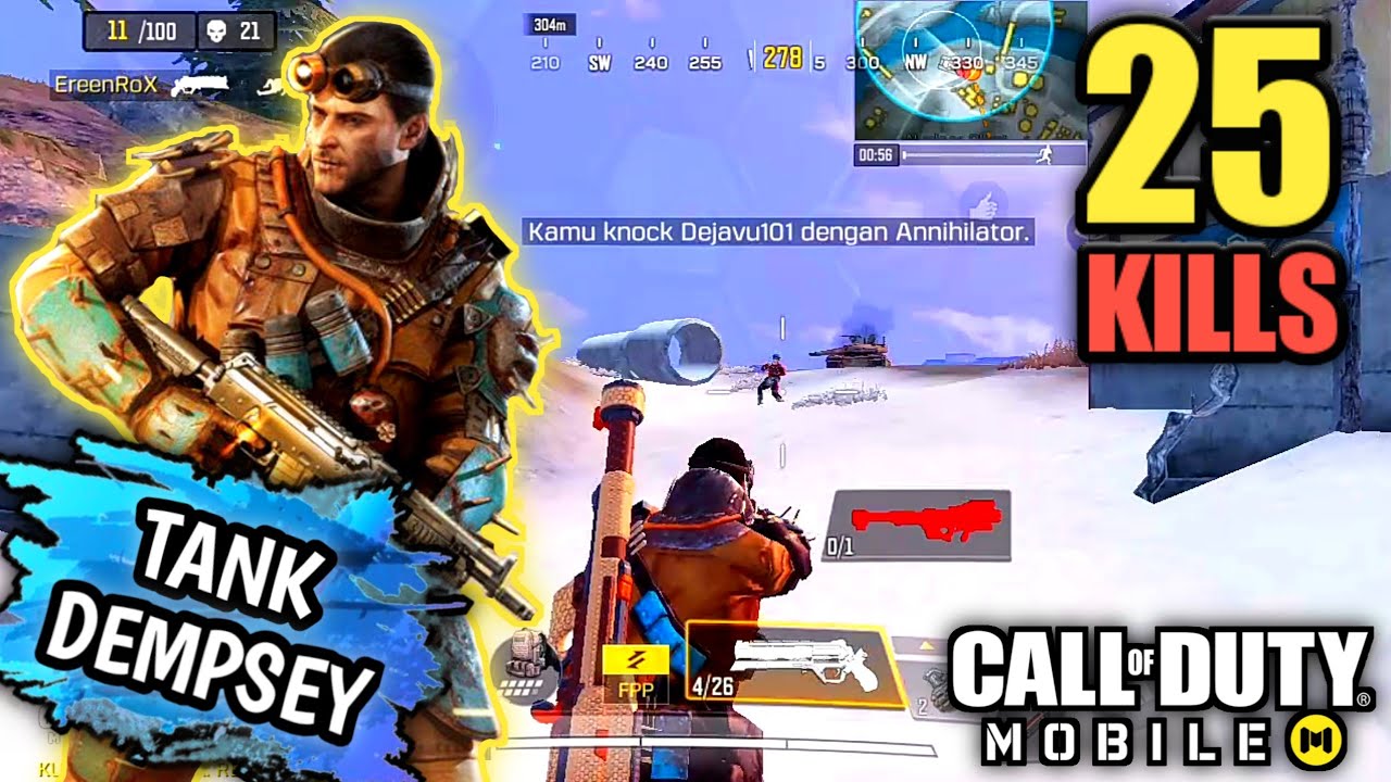 TANK DEMPSEY SEASON 8 | SOLO VS SQUAD | COD MOBILE - YouTube