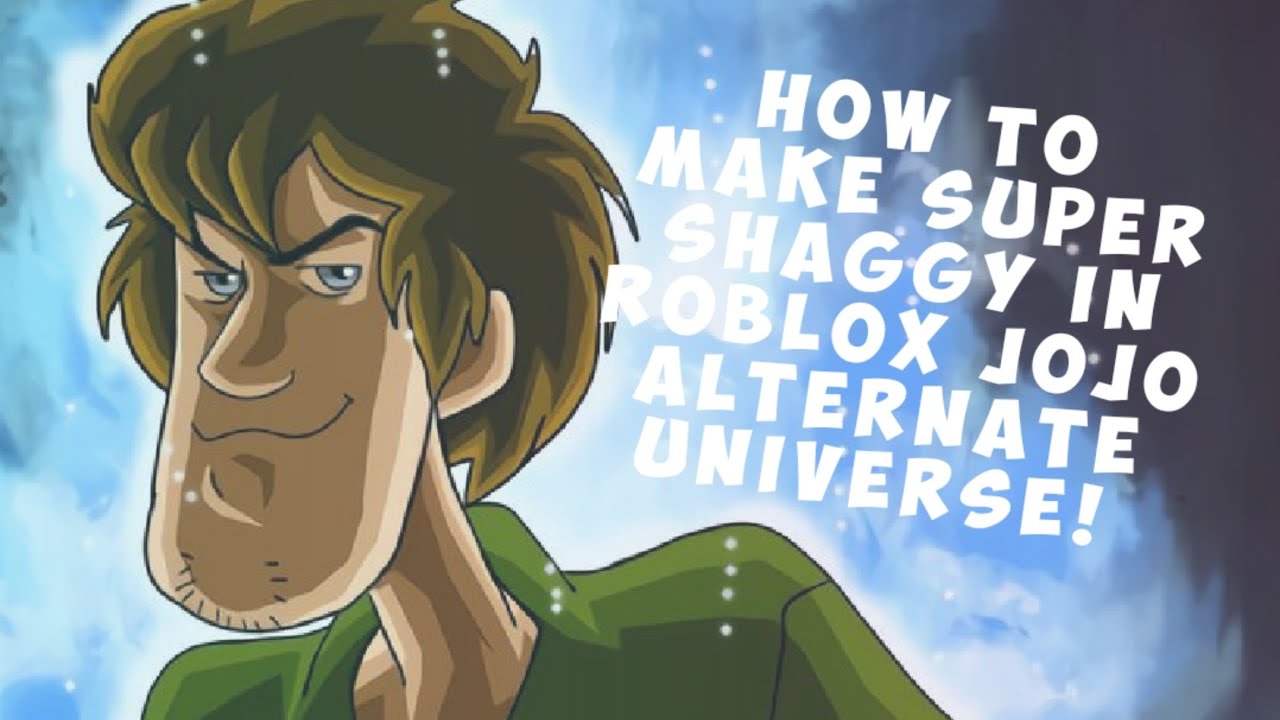 How to make Ui SHAGGY in jojo alternate universe (roblox) - YouTube