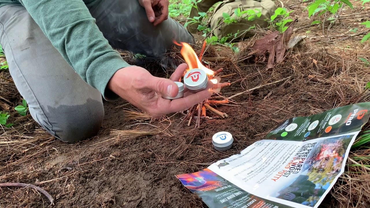 Testing Pyro Putty Fire Starter - YouTube