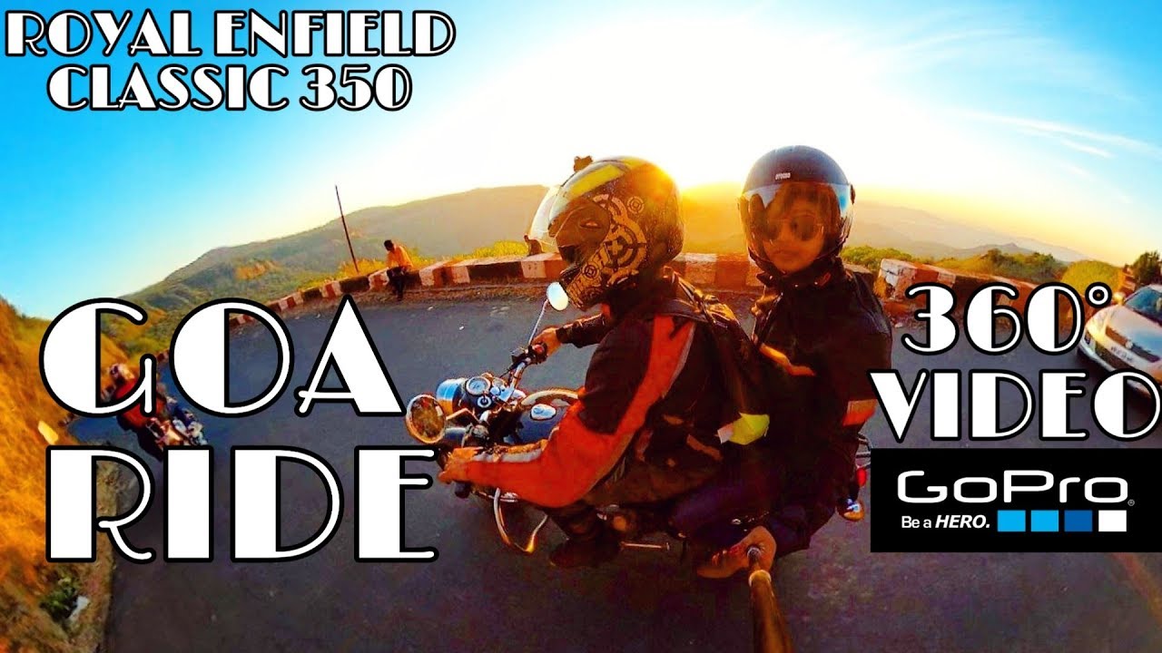 GOA RIDE ON BULLET! MOTOVLOG 360° VIDEO GoPro MAX | ROYAL ENFIELD ...