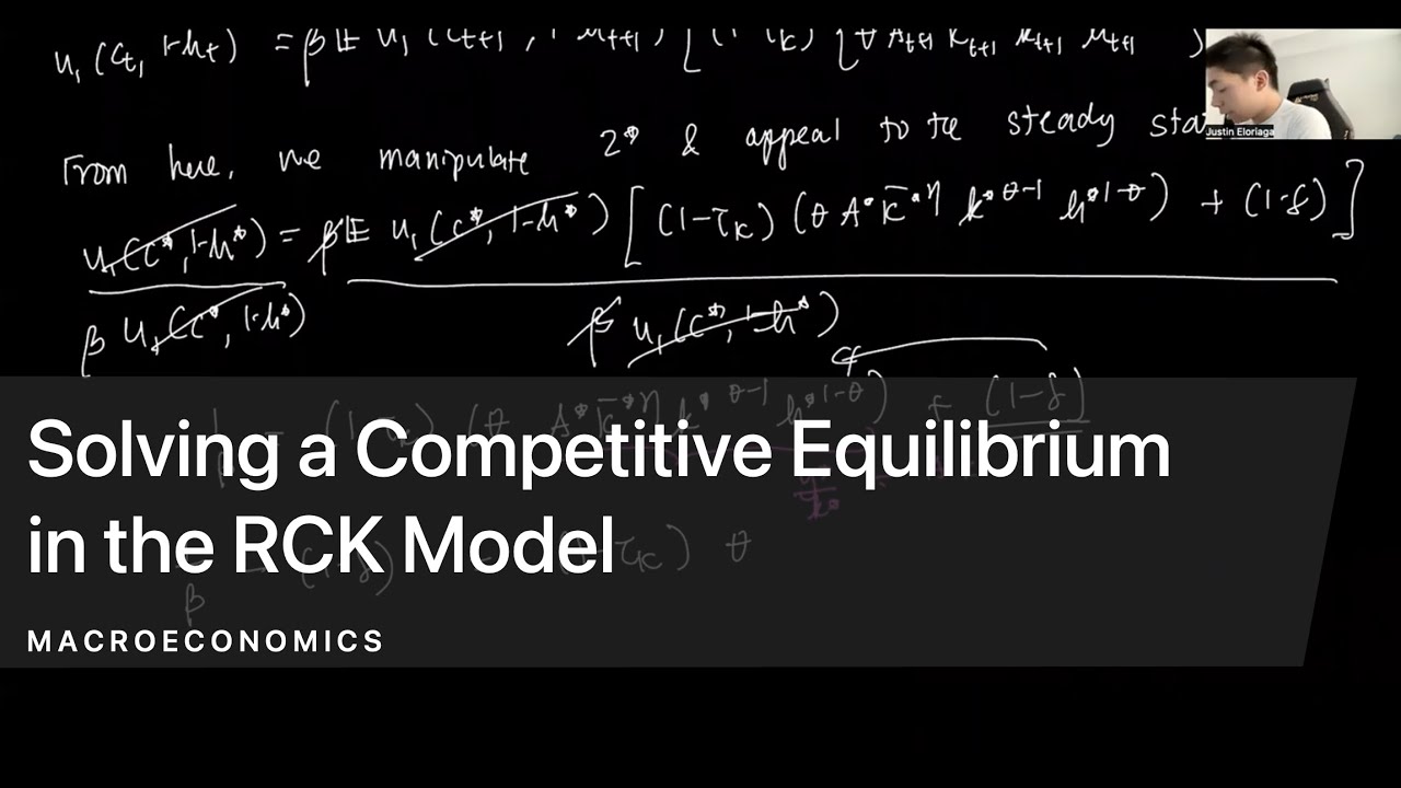 Solving a Competitive Equilibrium in the RCK Model - YouTube