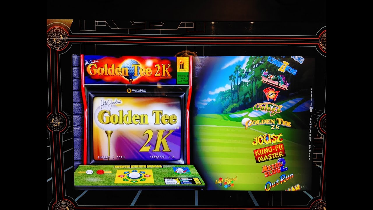 Golden Tee 2K on At games Legends Ultimate on coin ops #retrogaming # ...