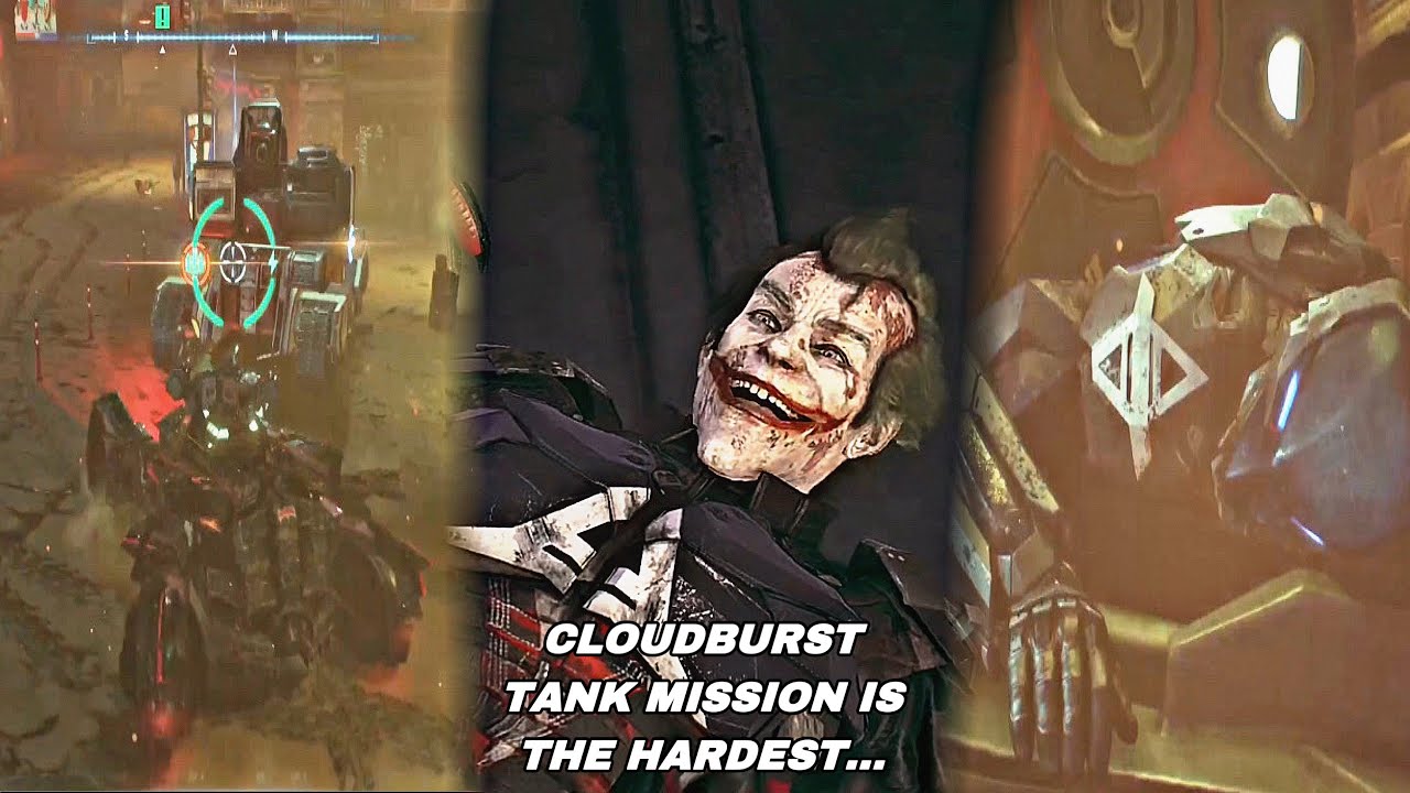 The Cloudburst tank mission is the hardest… (Batman Arkham Knight PS5 ...