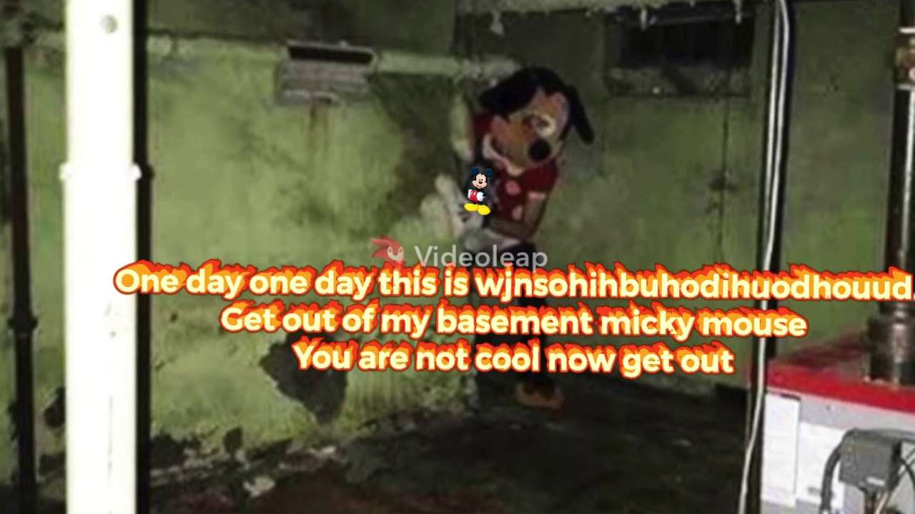 Horror game the Micky mouse in my basement - YouTube