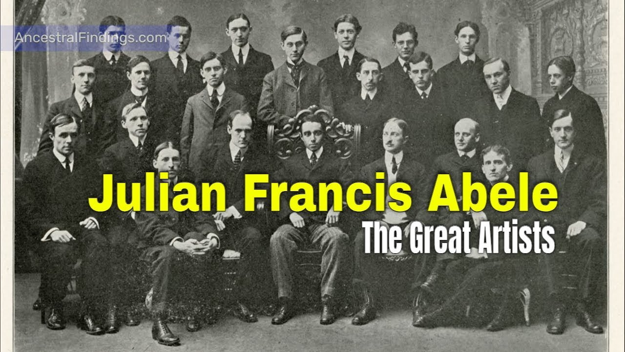 AF-739: Julian Francis Abele: The Great Artists | Ancestral Findings ...