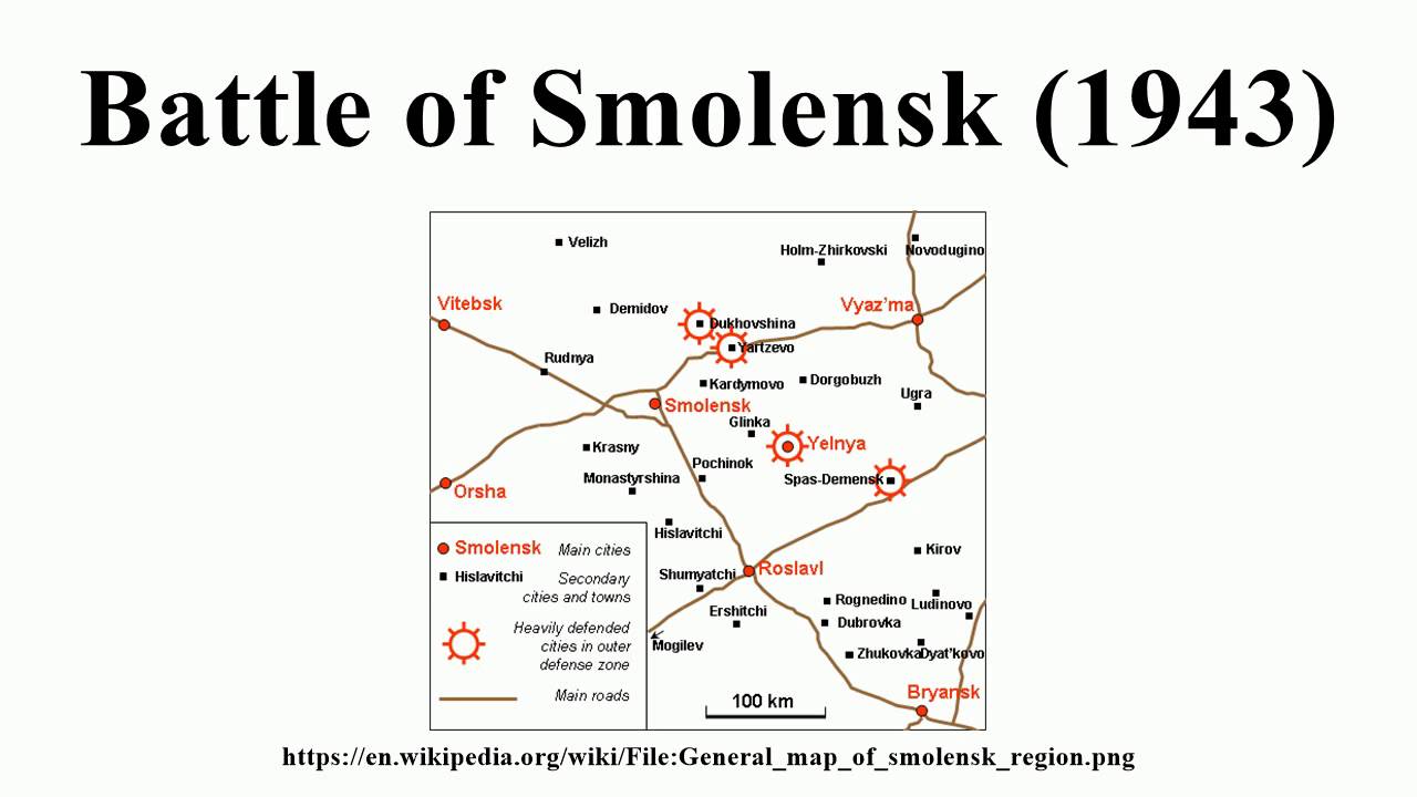 Battle of Smolensk (1943) - YouTube