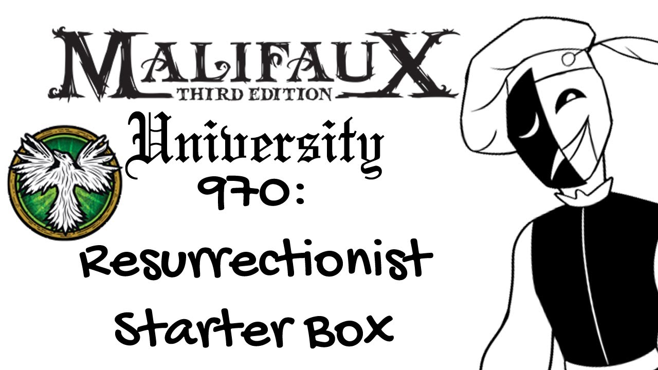 OLD 3e Malifaux U 970 - Resurrectionist Starter Box - YouTube