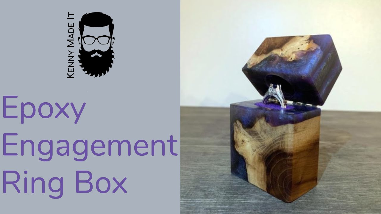 I MADE an Epoxy Engagement Ring Box - YouTube