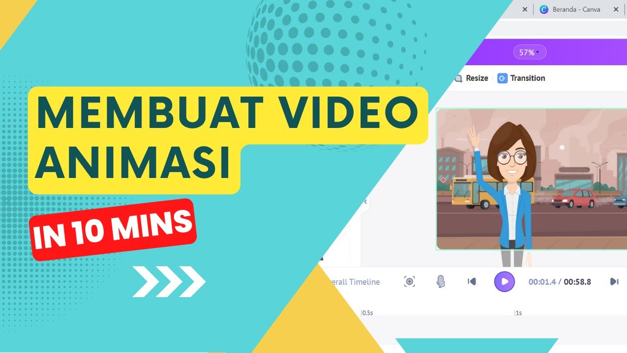 membuat animasi dengan animaker - YouTube