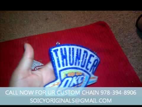SO ICY ORIGINAL CUSTOM CHAINS "6G MAFIA" PIECE "OKC THUNDERS" PIECE ...
