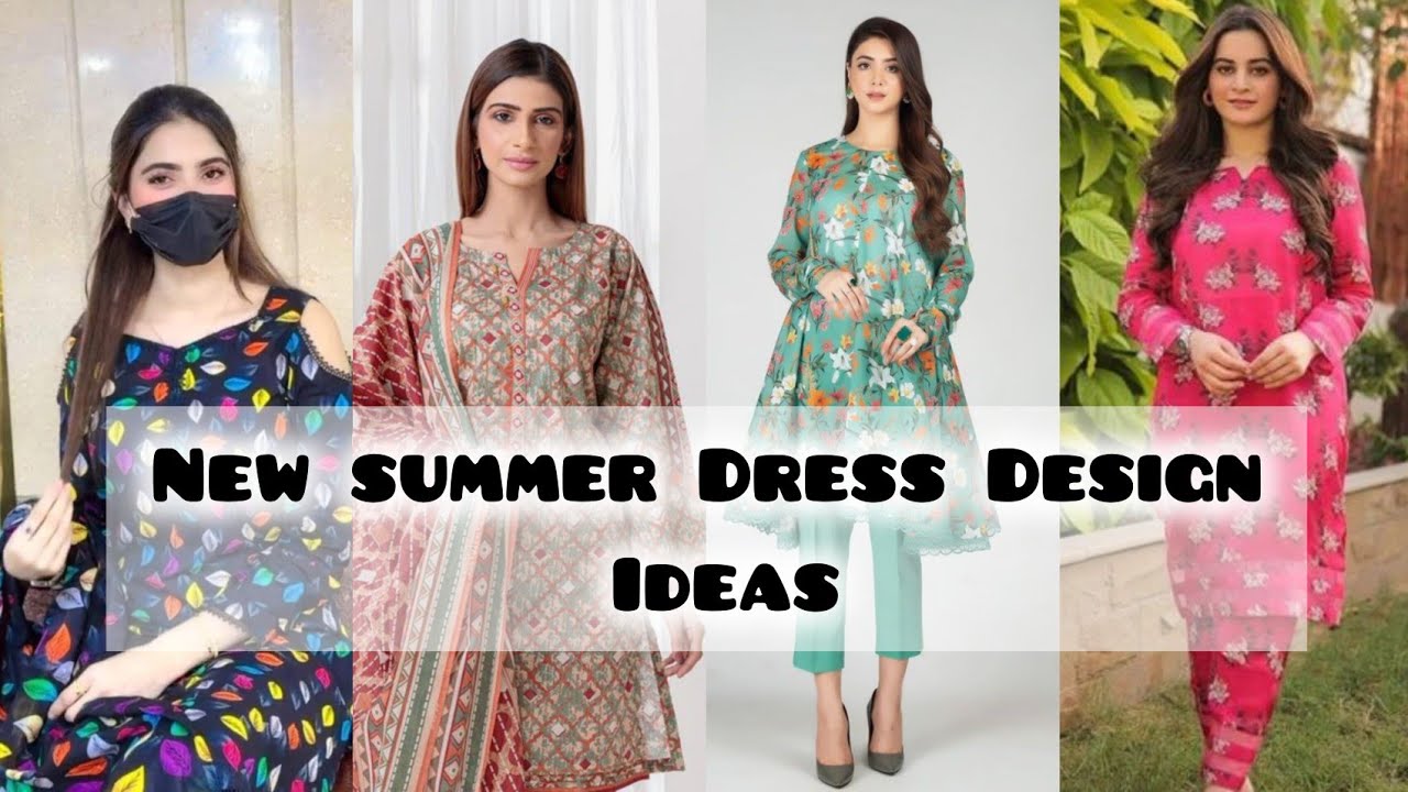 New summer Dress Design Ideas|| nes stylish dress design #sumairaahmad ...