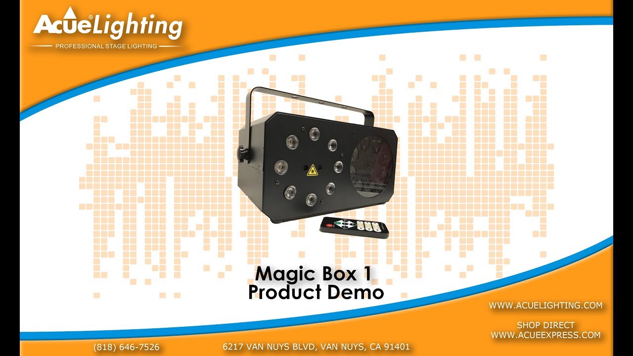 Magic Box I LED Effect Light Product Demo By Acue Lighting - YouTube