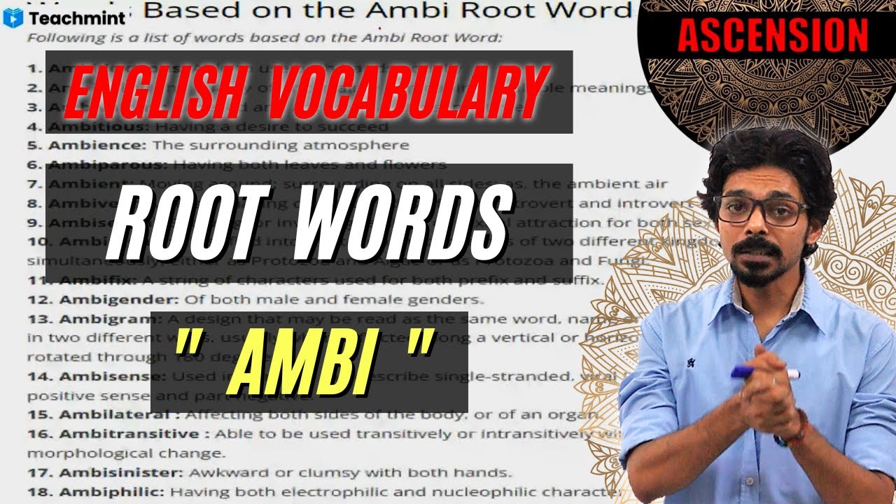 Root Word Ambi Daily English Vocabulary I Ascension Classes YouTube root-word-ambi-daily-english-vocabulary-i-ascension-classes-youtube