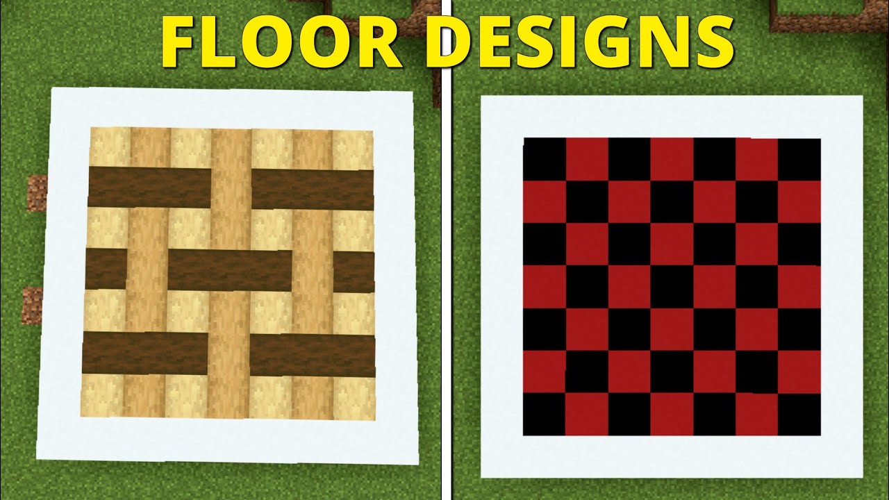 5+ Modern Floor Design Ideas in Minecraft 1.21 |Java Edition |Bedrock ...