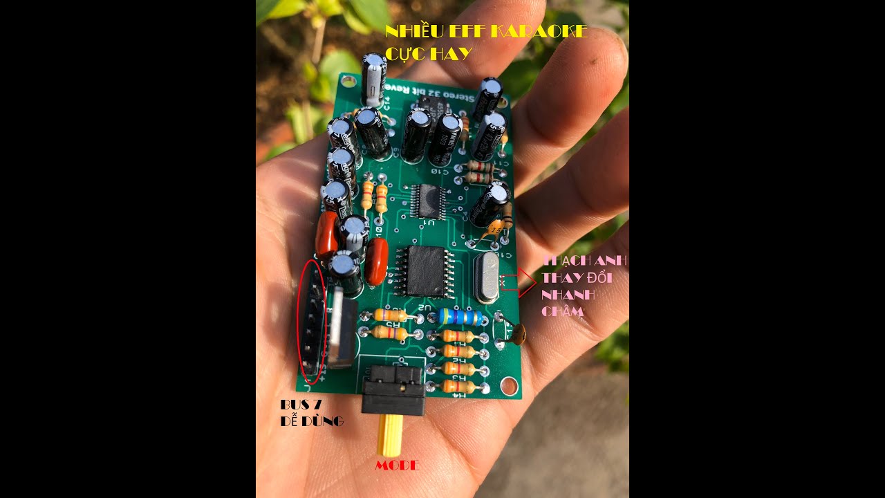 SIÊU PHẨM Modul reverb V3 nhẹ ca, nhiều hiệu ứng, giá cực sốc - YouTube