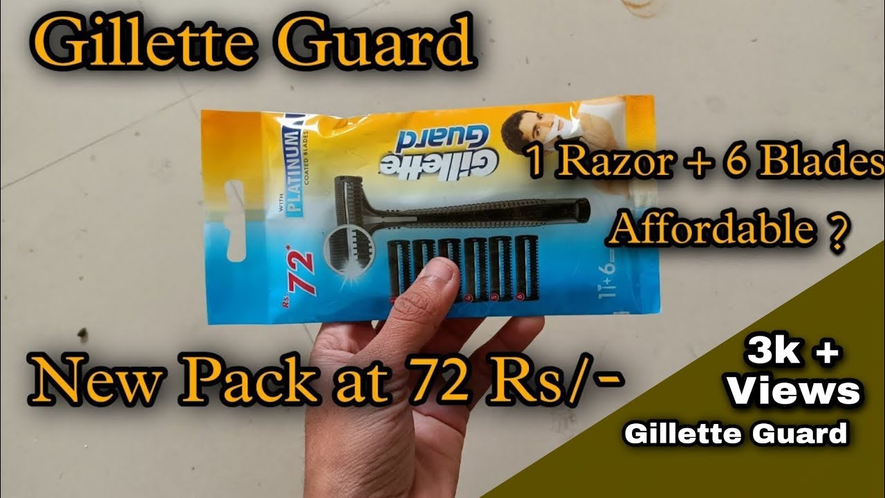 Gillette Guard Razor | Packet review | Rohit kindra - YouTube
