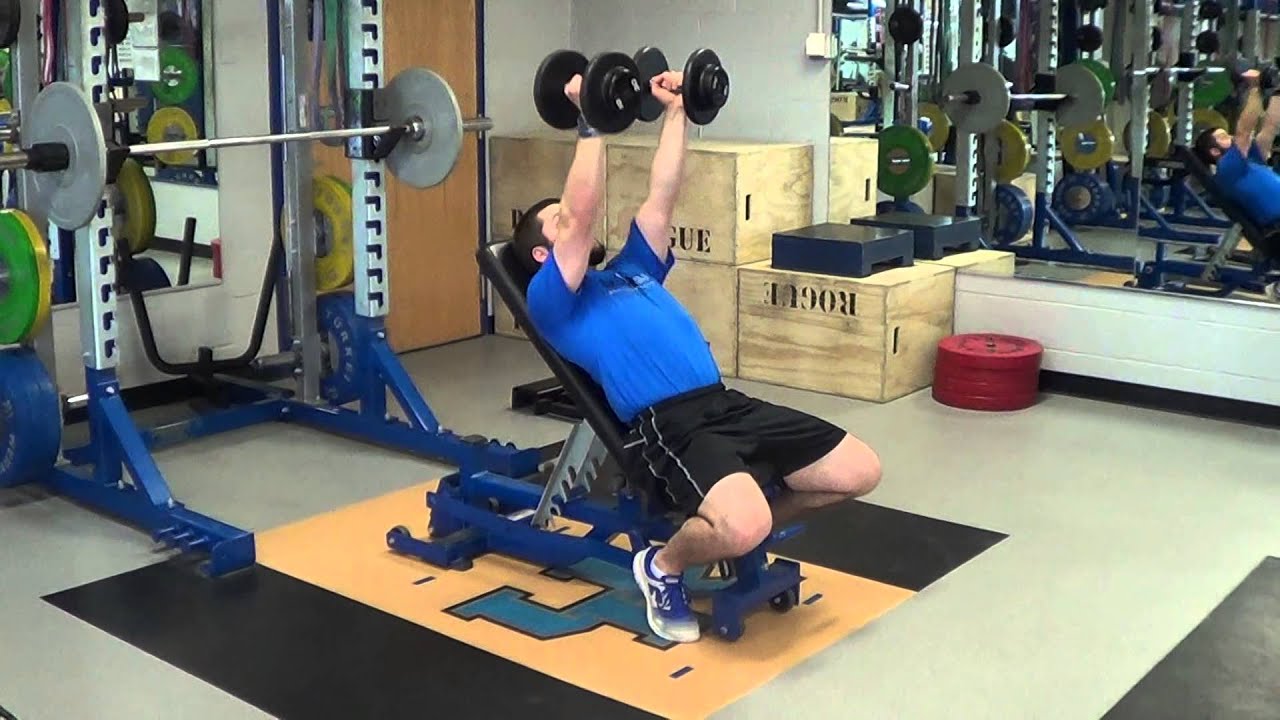 DB Close Grip Incline Bench Press - YouTube