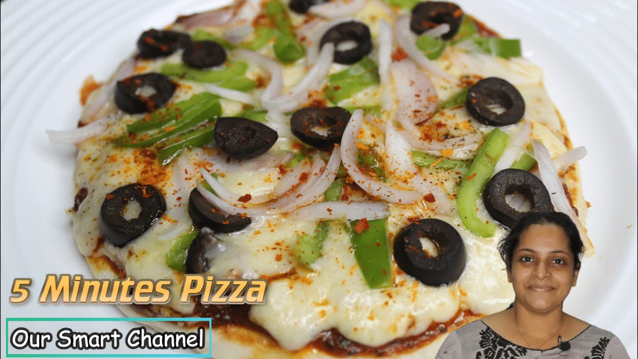 5 Minutes Pizza |Instant Pizza | - YouTube