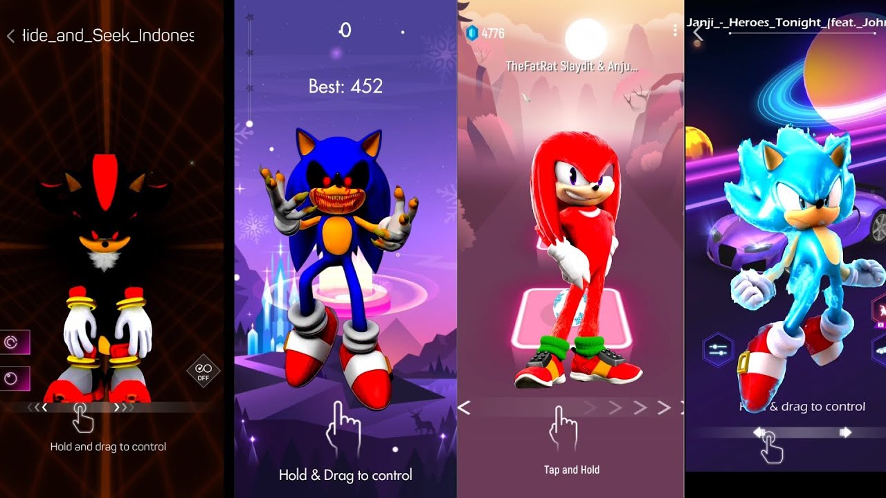 Shadow Exe - Sonic Exe - Knuckles - Blue Super Sonic | Smash Colours ...