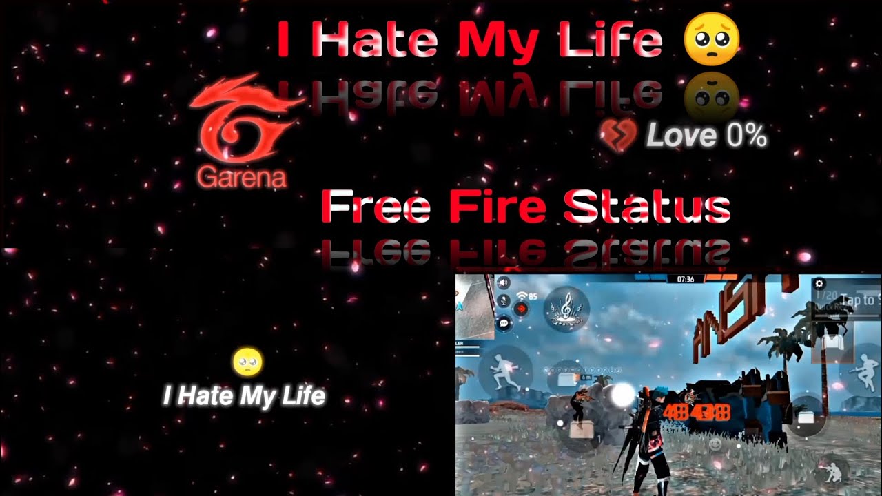 I Hate My Life 😭💔 || Free Fire Sad Video Status || free fire montage ...
