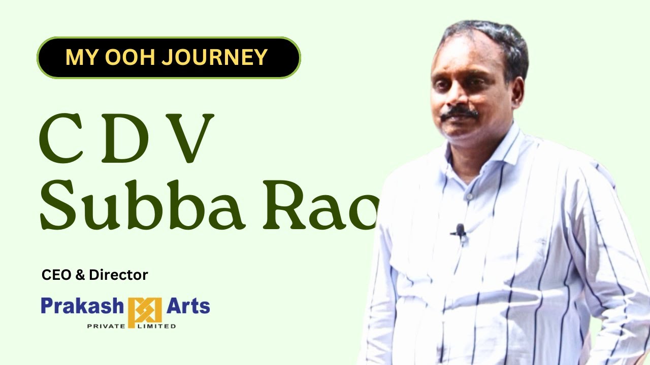 Decades of Success: C D V Subba Rao's Journey at Prakash Arts ...