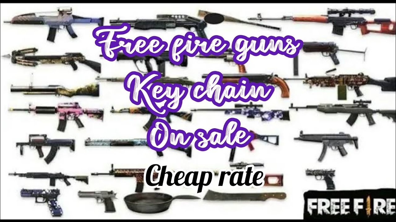 Free fire Guns In key chain😹 | Key chan on sale | All guns | subscribe ...