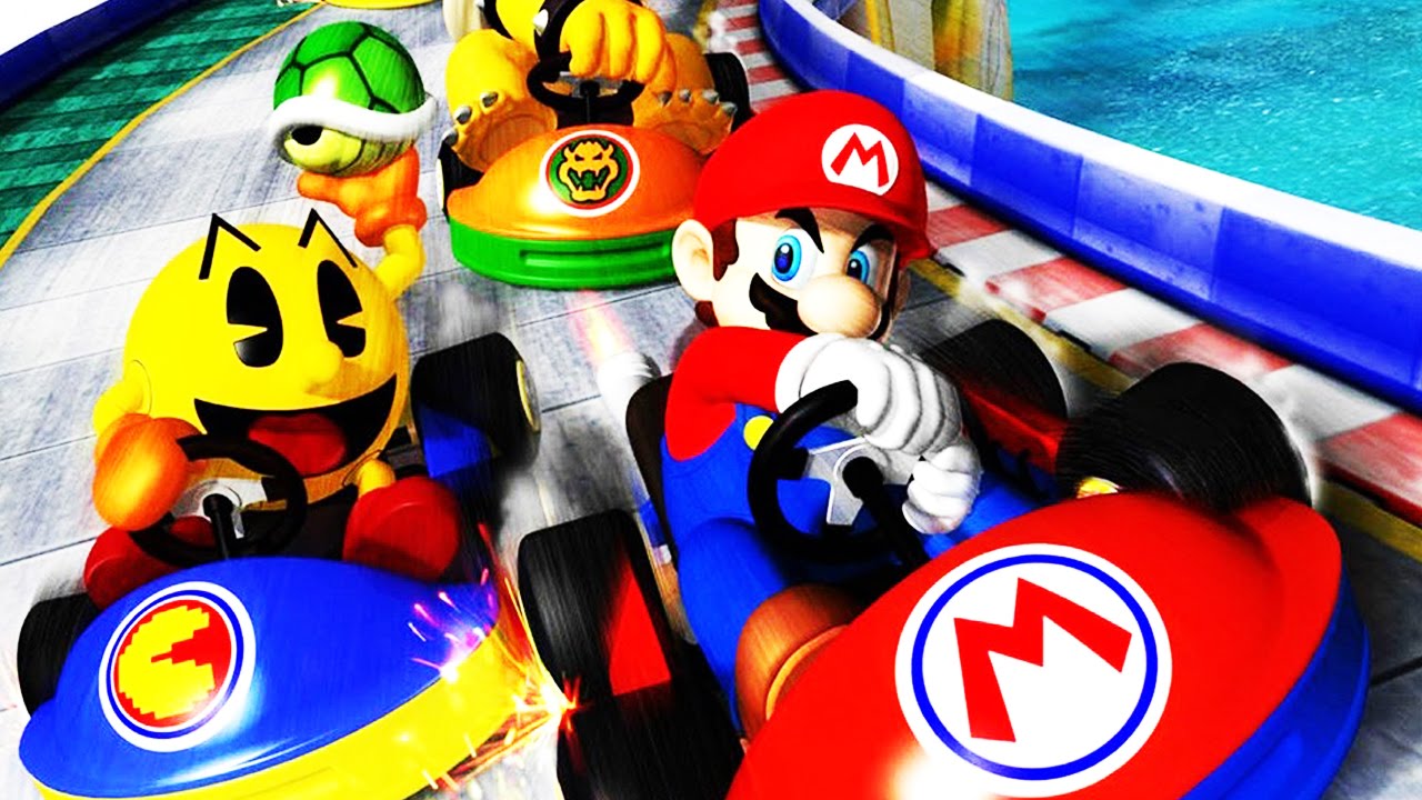 Mario Go Kart Race - Against Luigi and Wario - YouTube