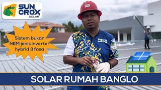 Rumah Banglo Solar Sistem Bukan Nem Jenis Hybrid Dengan Inverter 3 Fasa ...