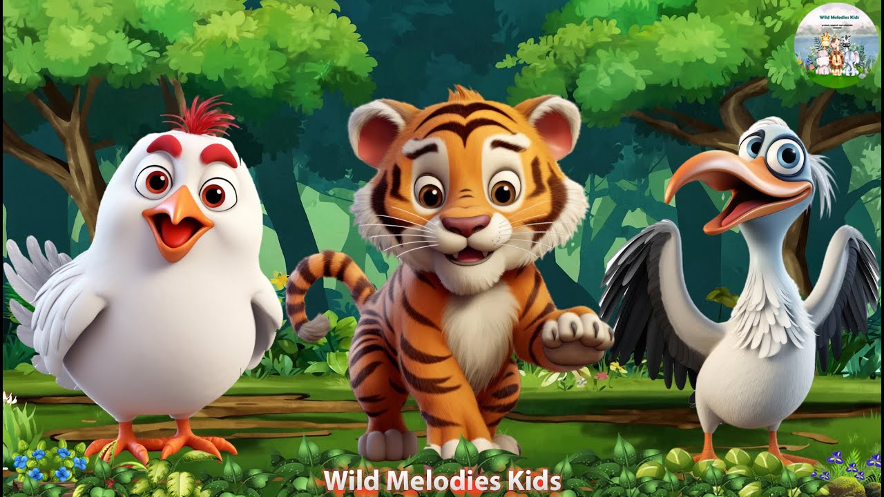 Farm Animals, Animal Sounds: Tiger, Pelican, Duckling, Panda - Animal ...