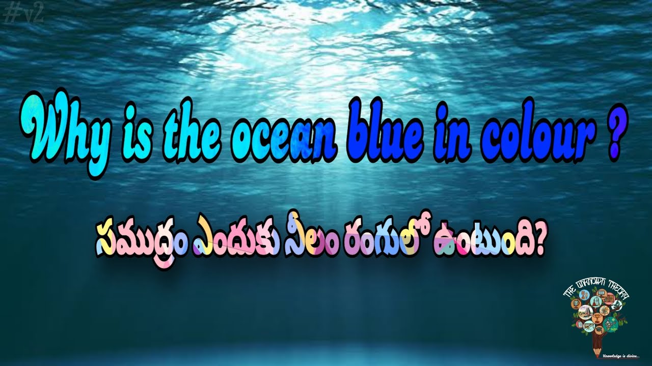 Why is the Ocean in Blue | సముద్రం ఎందుకు నీలం రంగులో ఉంటుంది #ocean # ...