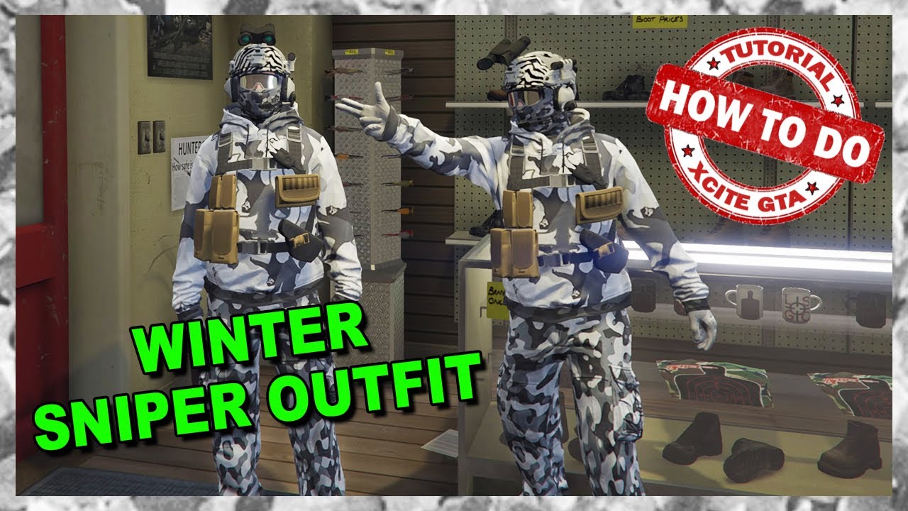 WINTER SNIPER OUTFIT - How To Make This Awesome White SNOW Army Outfit ...