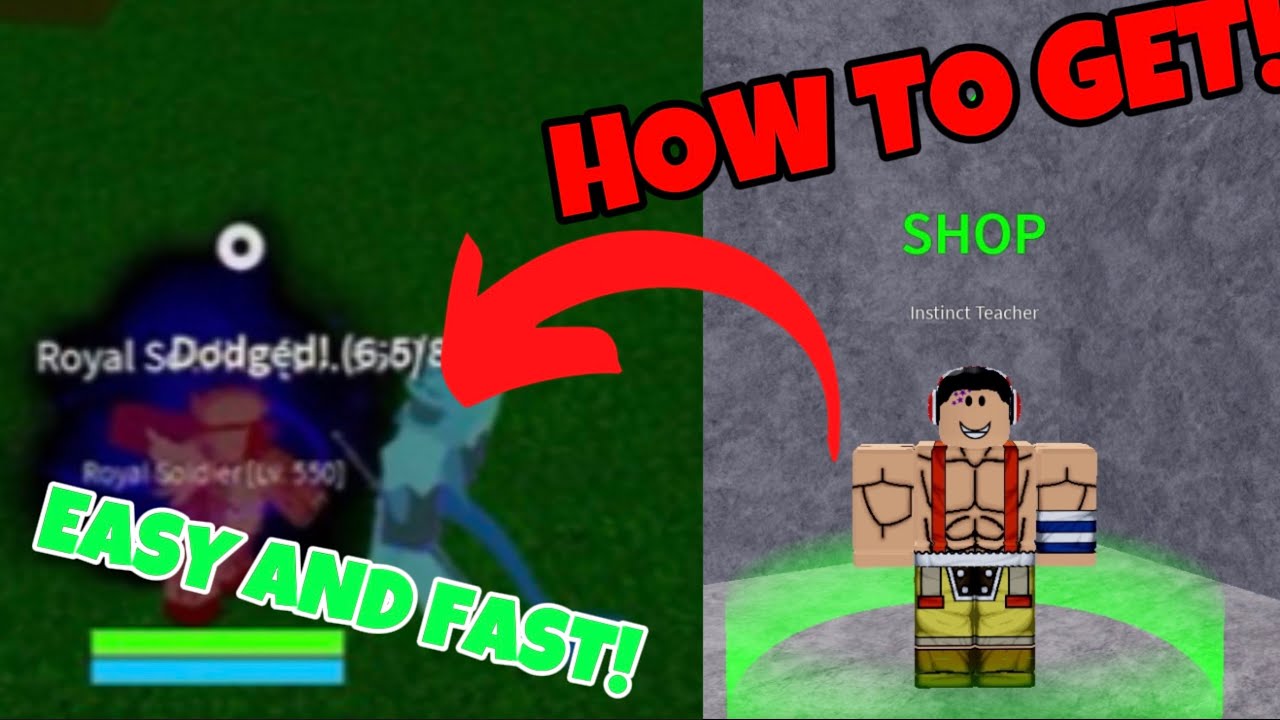 How To Unlock Instinct Easy And Fast In Blox Fruits! - Youtube