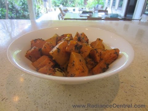 Roasted Pumpkin with Garlic & Basil Recipe, Ep75 - YouTube